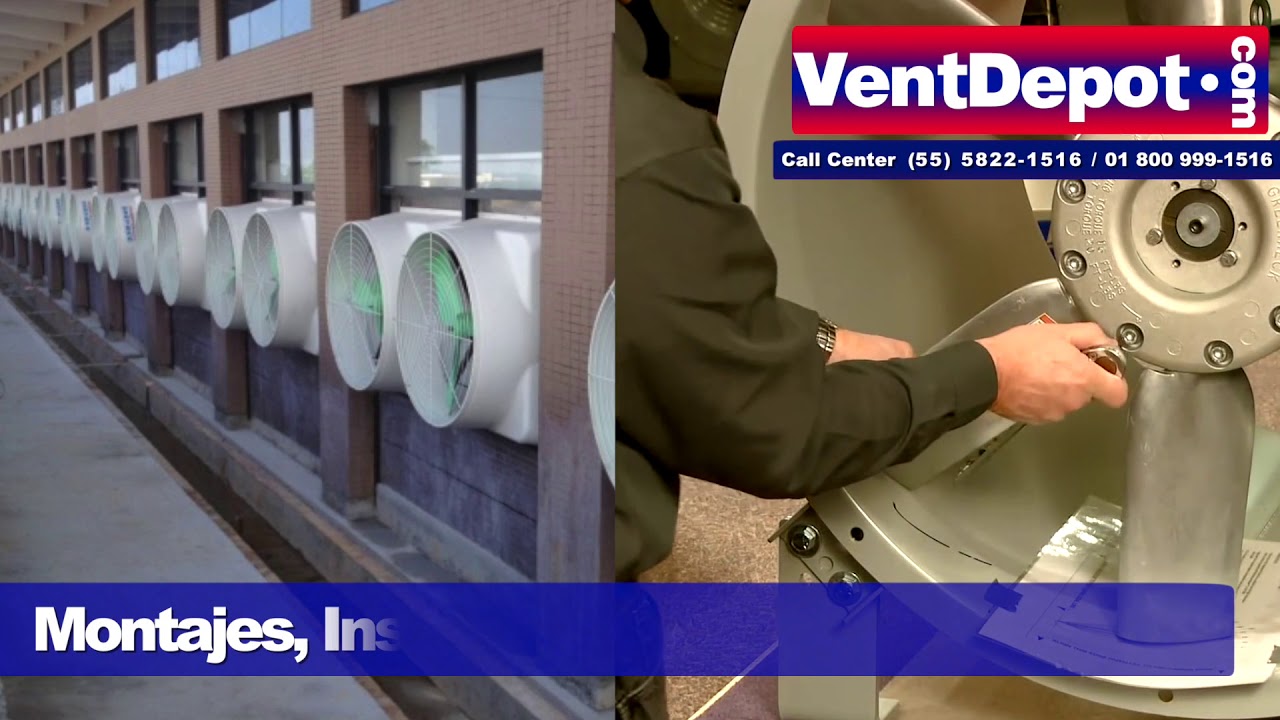 Extractores e Inyectores Axiales para Aire, Extractores de Muro ...