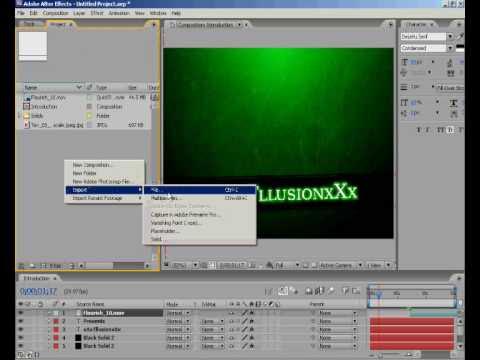 Adobe After Effects CS3 Introduction Tutorial - Part 3 - YouTube