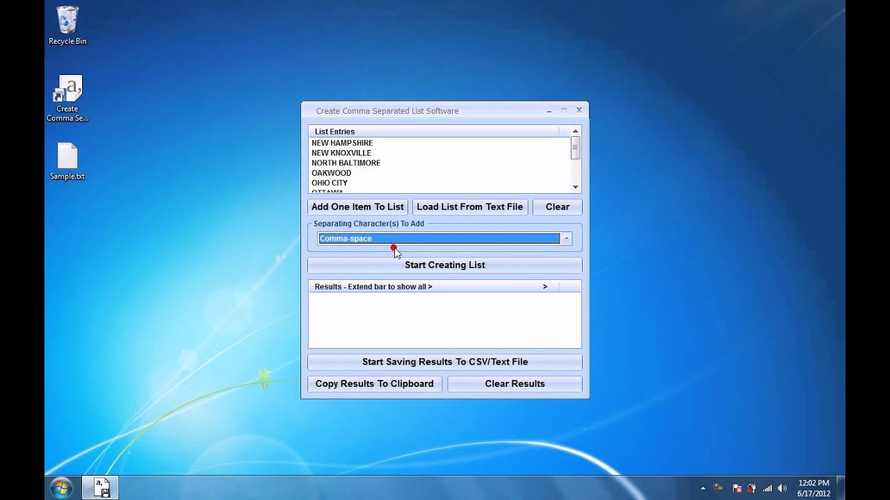 How To Use Create Comma Separated List Software YouTube how-to-use-create-comma-separated-list-software-youtube