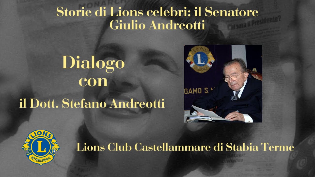 Storie di Lions Celebri: il Senatore Giulio Andreotti - YouTube