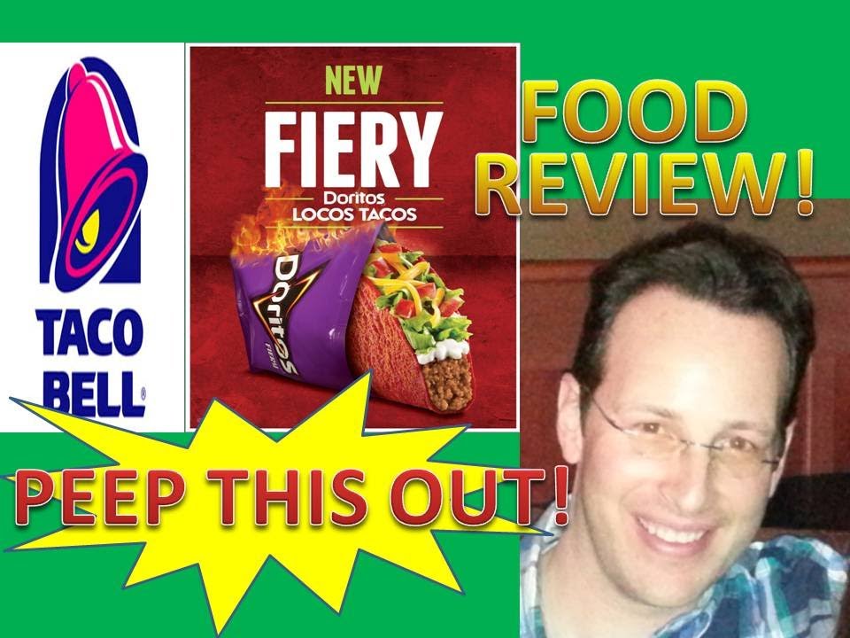Taco Bell® Fiery Doritos Locos Tacos™ Review! Peep THIS Out! - YouTube
