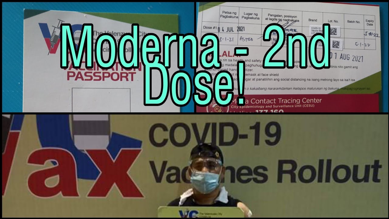 Covid-19 Vaccine - MODERNA (2nd Dose) - YouTube