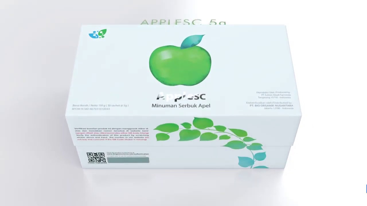 APPLE SC | Apple Stem cell Biogreen Nutrisi Sel Terbaik di Dunia - YouTube
