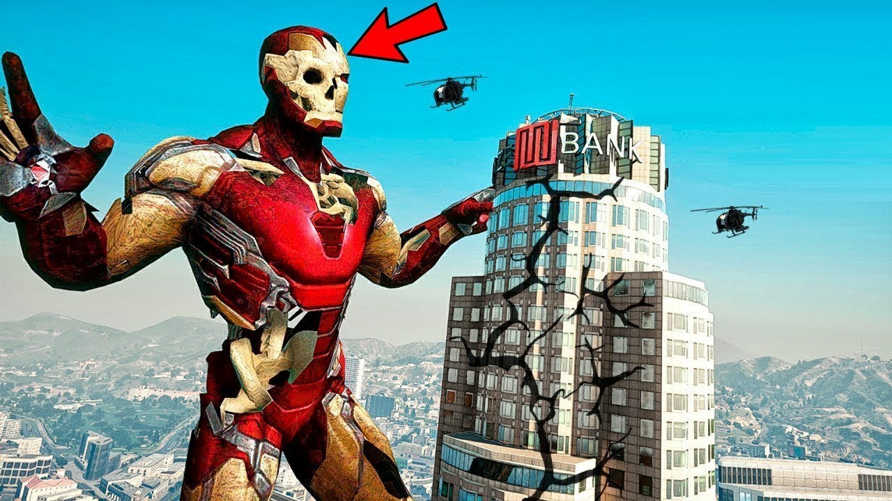 Zombie IRON MAN Attacked AND Destroys LOS SANTOS In GTA 5 - Zombie ...