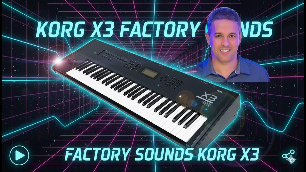 KORG X3 COMO VOCÊ NUNCA VIU. A LENDA DA DÉCADA DE 90 by TIAGO MALLEN# ...
