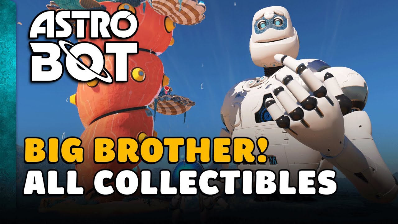Astro Bot - Free Big Brother! All Collectible Locations (All Bots ...