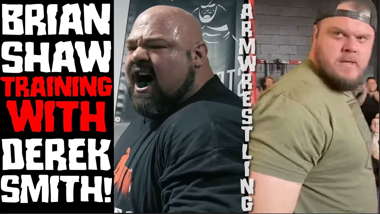 Worlds Strongest Armwrestler @SHAWSTRENGTH Training with@AWDerek To ...