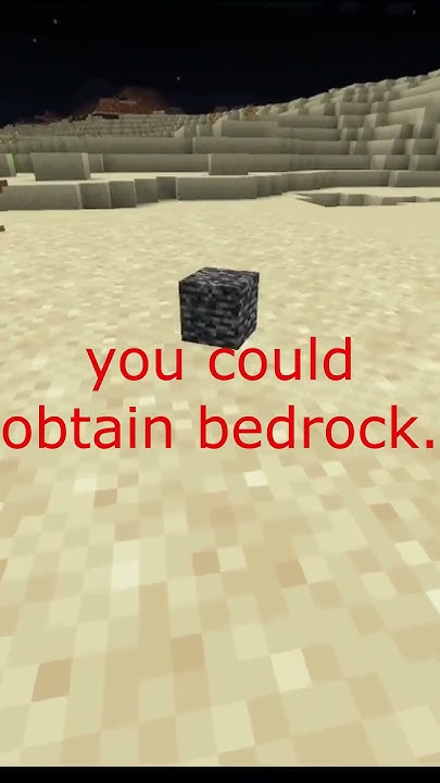 The HARDEST BLOCK TO OBTAIN In MINECRAFT... #shorts - YouTube