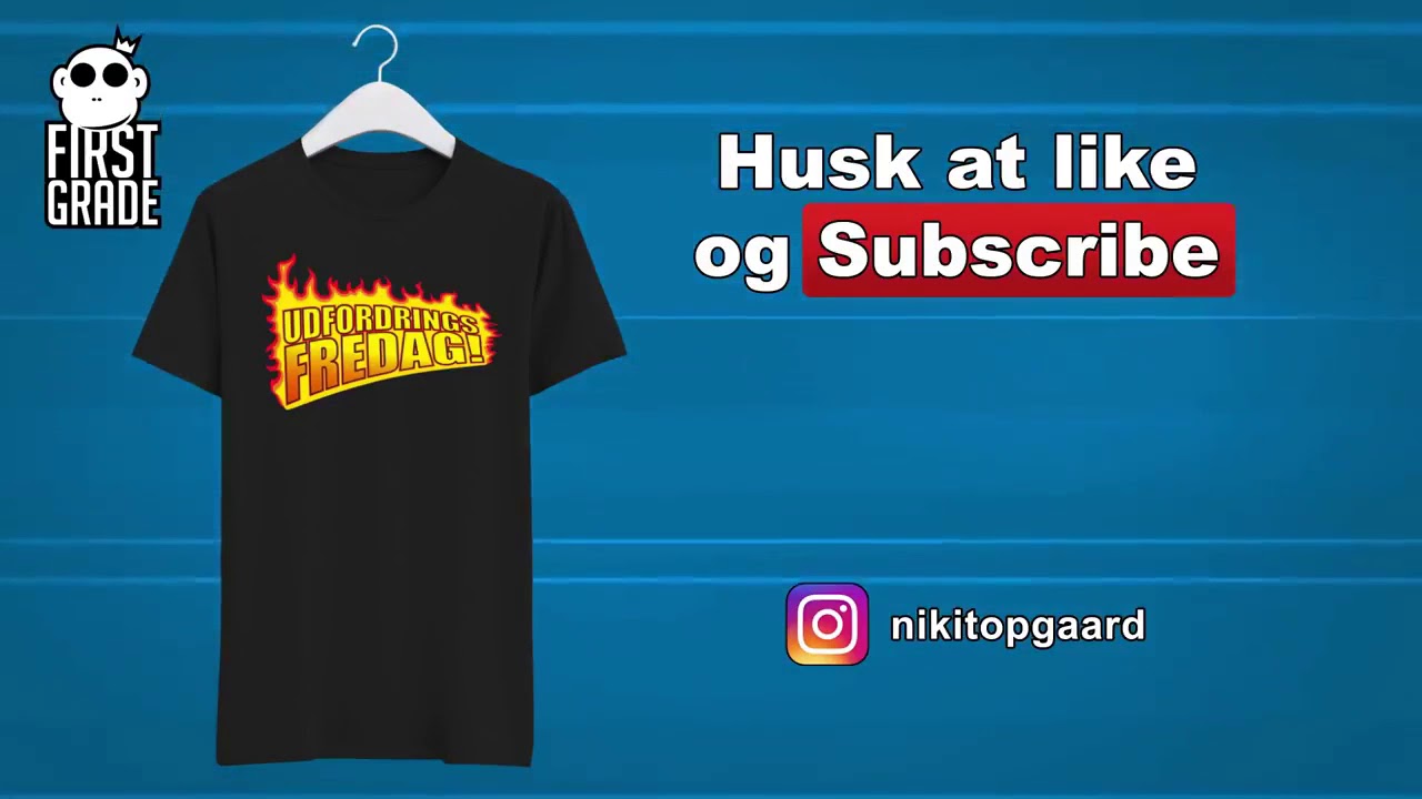 Niki Topgaard Udfordrings-fredag merch (outro) - YouTube