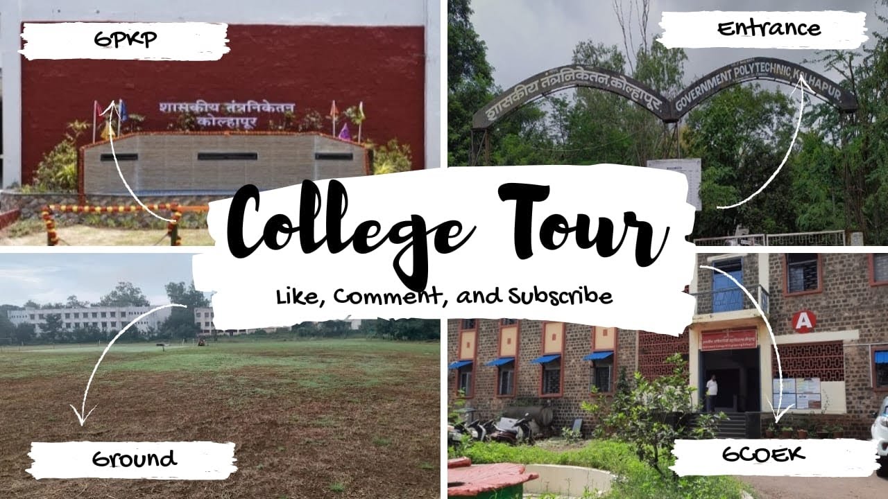 Tour of Government Polytechnic, Kolhapur|Diploma college|Complete ...