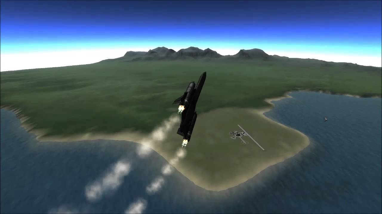 [KSP] Essai Maniabilité SR-71 BlackBird - YouTube