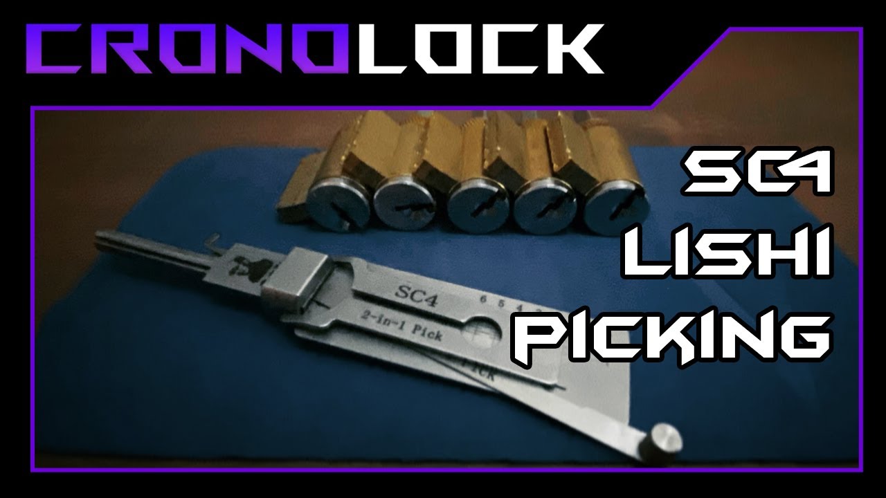 SC4 Lishi Pick - 6 Pin Schlage Picked in Seconds - YouTube