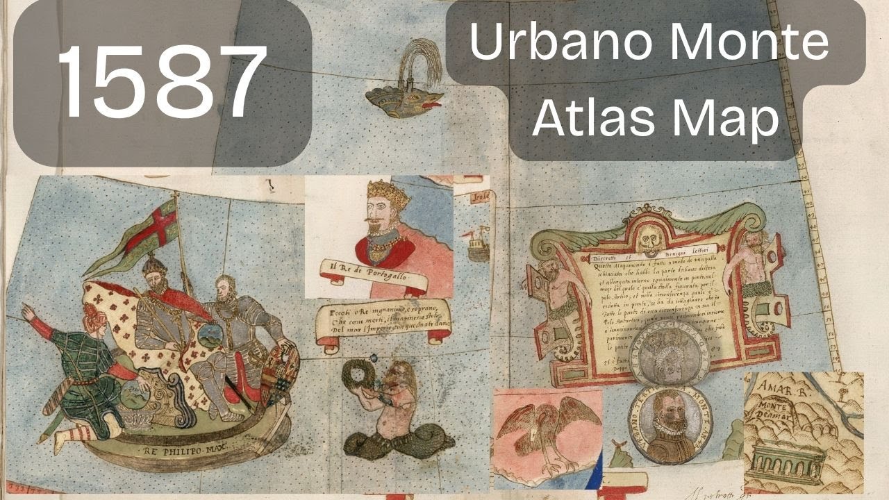 Urbano Monte’s 1587 Manuscript World Map | Rare Renaissance Cartography ...