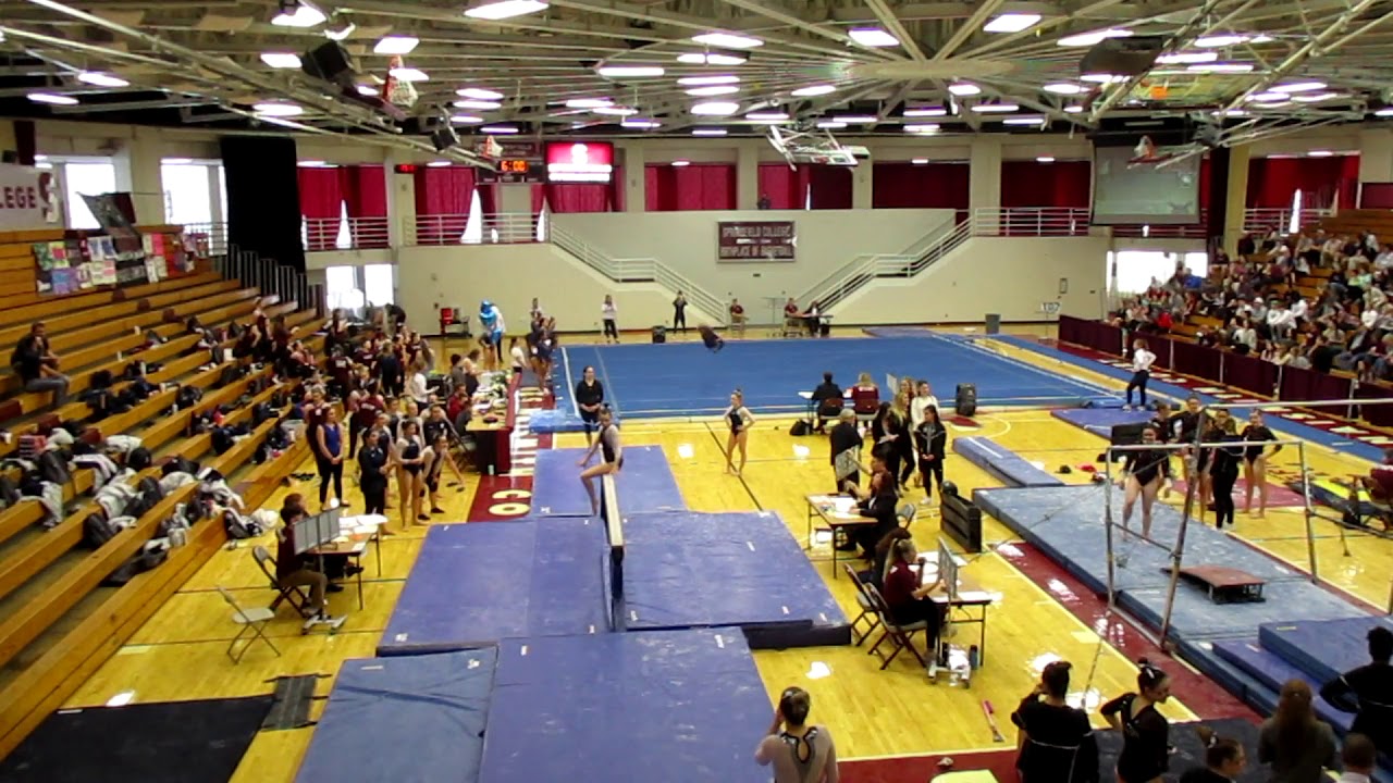 SCSU Gymnastics Beam Rotation 1-12-20 - YouTube