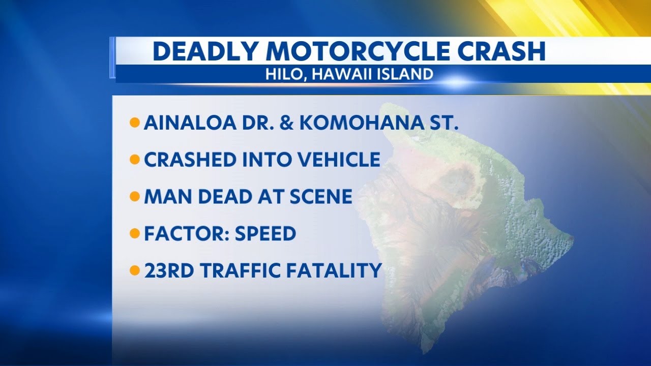 Big Island Police investigate deadly motorcycle crash in Hilo - YouTube