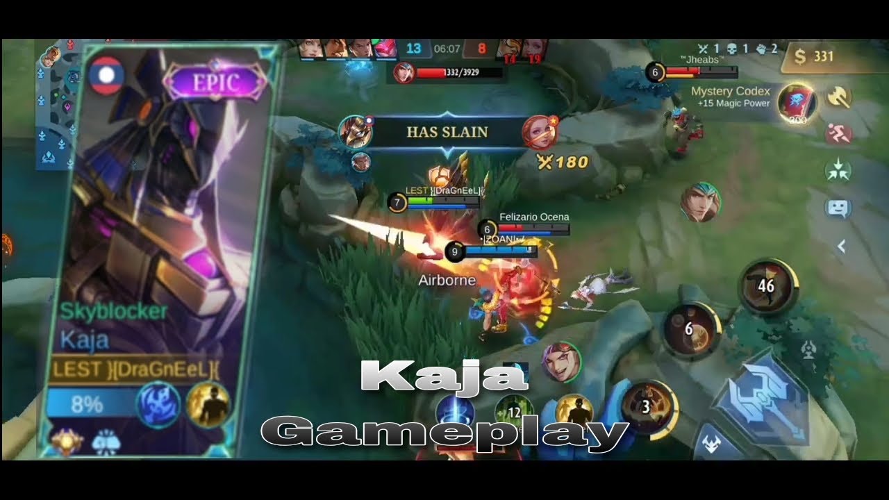 Kaja Gameplay MLBB | LESTER TV - YouTube
