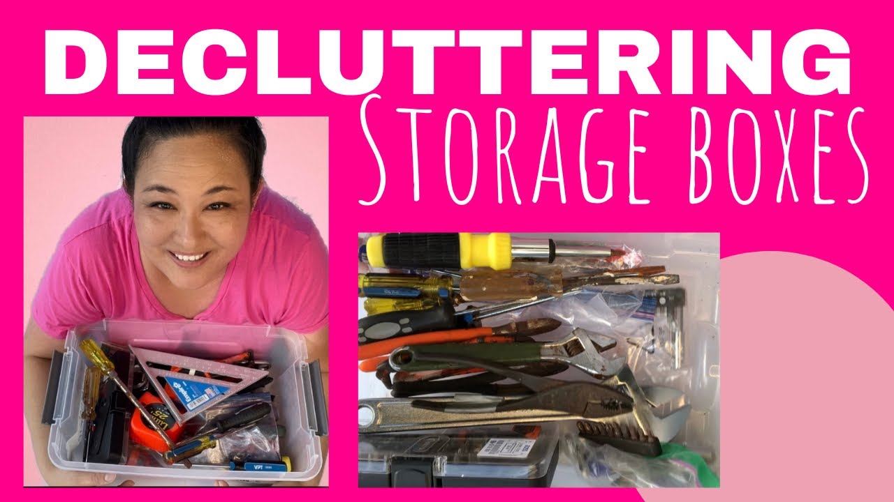 Decluttering Storage Boxes | Hoarder House Ep.8 | Why so many decisions ...