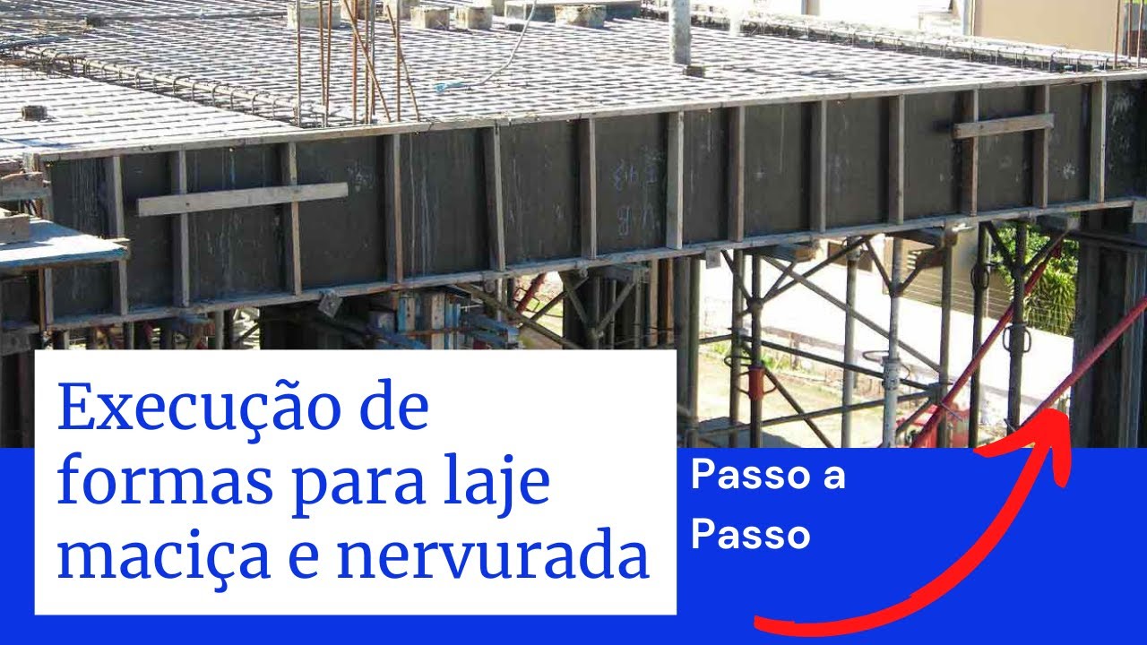 Execução de forma para laje maciça ou nervurada - YouTube
