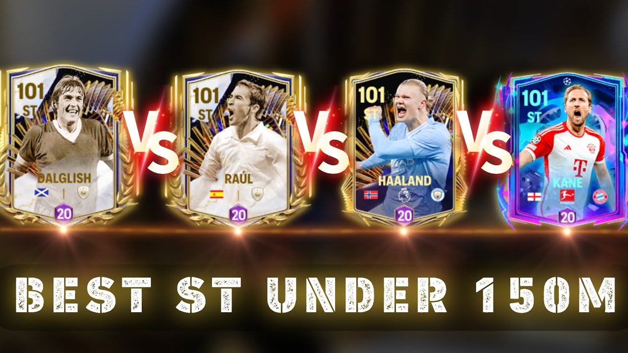 98 Kane vs 98 Raul vs 98 Haaland vs 98 Dalglish review fc mobile - YouTube