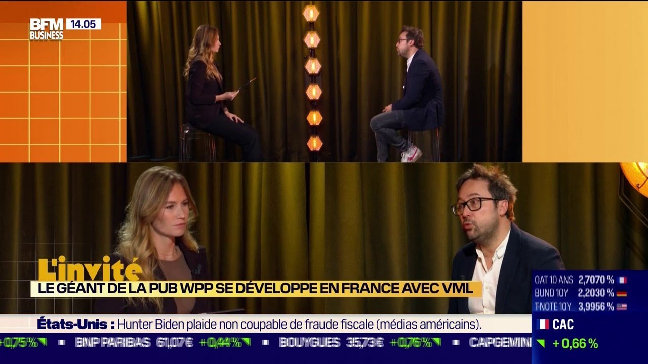 Hebdo Com : L'IA dans la pub avec Vincent Druguet, pdg VML France (WPP) - Rebecca Blanc-Lelouch ...