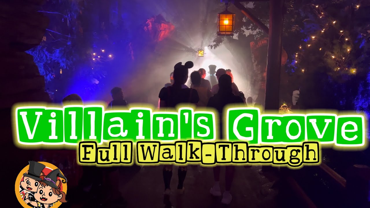 Villain’s Grove 2022 At Oogie Boogie Bash Opening Day Full Walk-Through ...