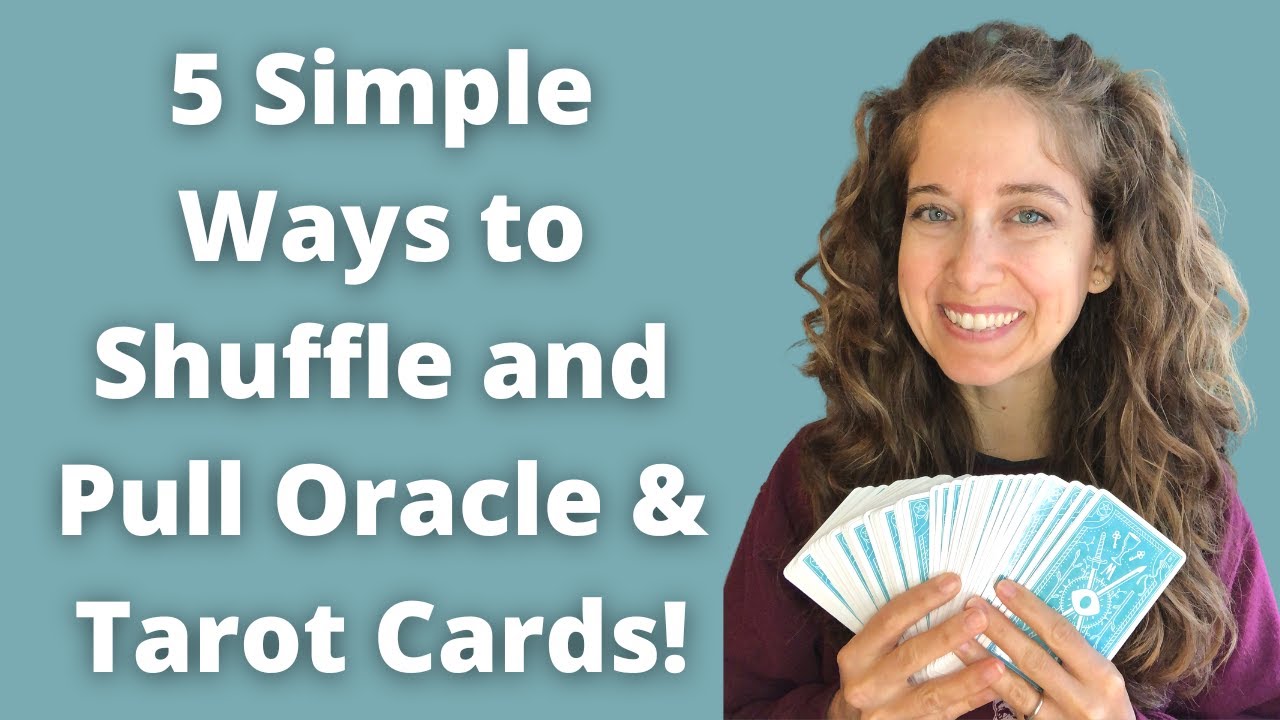 How to shuffle and pull cards - YouTube
