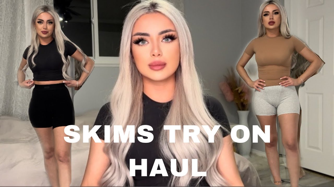 SKIMS TRY ON HAUL | FIRST IMPRESSION - YouTube
