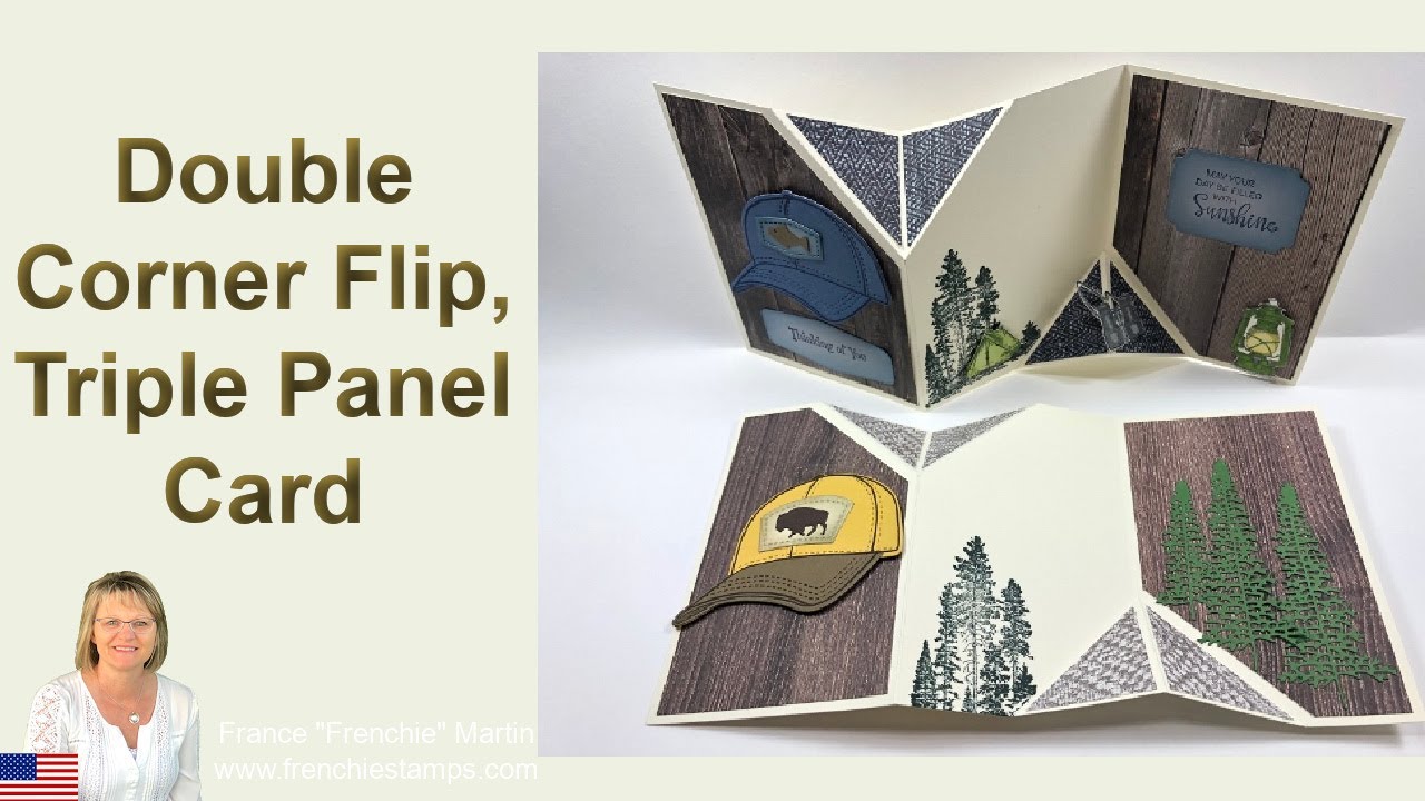Double Corner Flip on a Triple Panel Card - YouTube