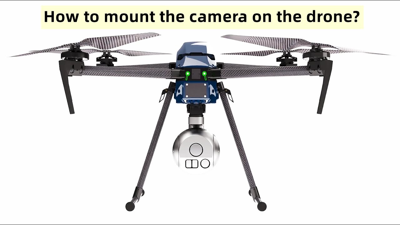 How to mount the camera or payload on the drone easier? - YouTube