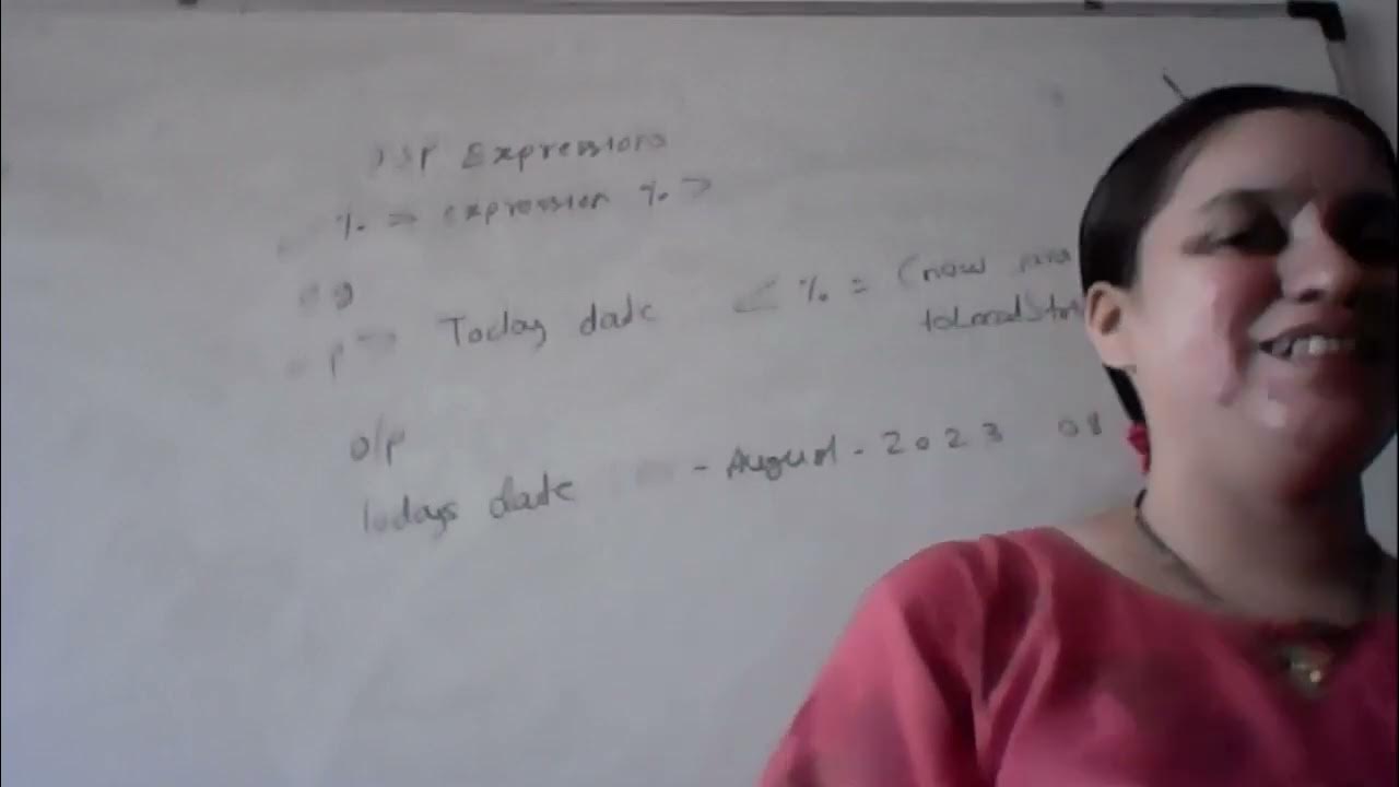 EJ jsp expression - YouTube