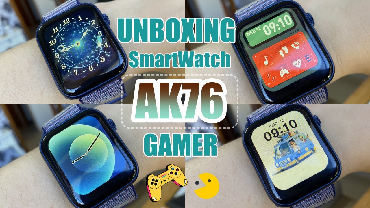 UNBOXING E PRIMEIRAS IMPRESSÕES SMARTWATCH AK76 LANÇAMENTO, SMARTWATCH ...