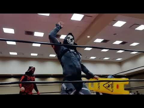 LA Park Jr. e Hijo de LA Park VS Maldicion y Maldicion Jr. en 3Bat Productions (Puerto Isabel ...