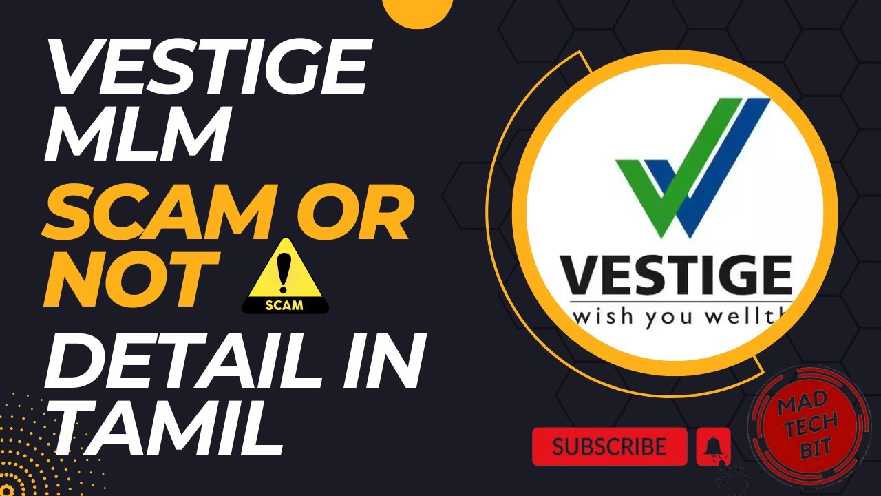 VESTIGE MLM Company is SCAM or NOT Detailed Explanation in Tamil | Dont ...