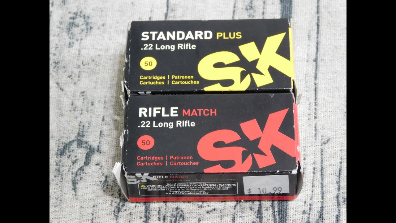 SK STANDARD PLUS VS SK RIFLE MATCH, USING RUGER 10/22 - YouTube
