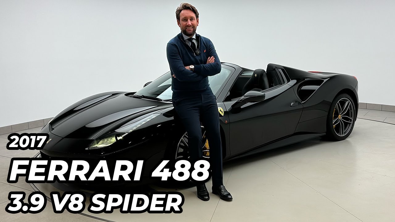 2017 Ferrari 488 3.9 V8 Spider - YouTube