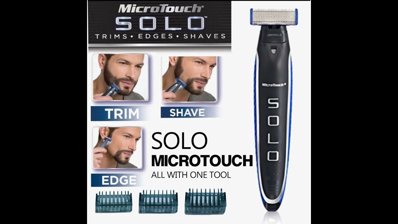 Microtouch SOLO Trimmer - All in 1 Full Body Groomer - YouTube