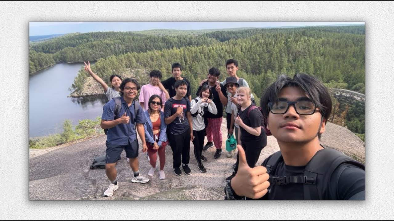 Hiking with friends (foods, swimming and having fun) - YouTube