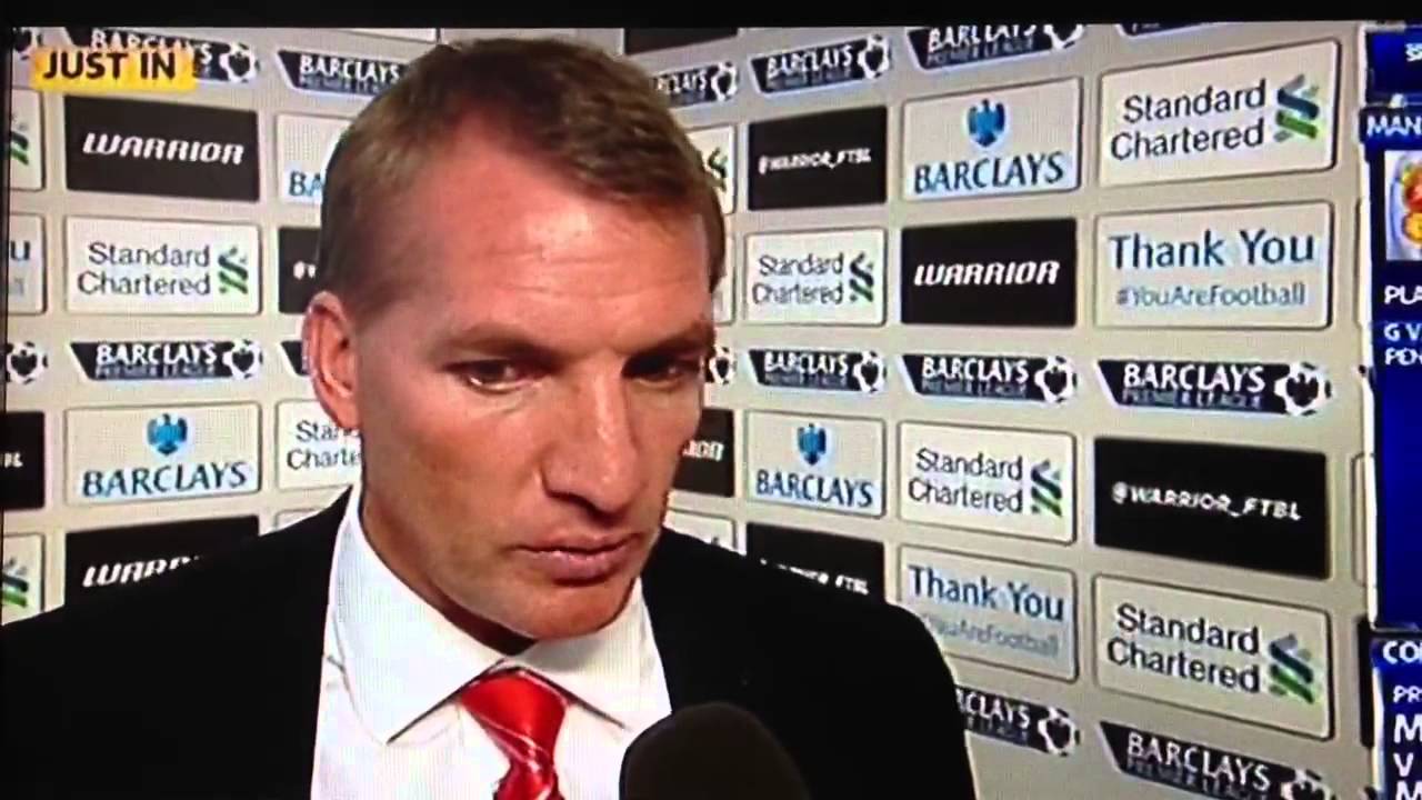 Brendan Rodgers Post Manchester United Match Interview - YouTube