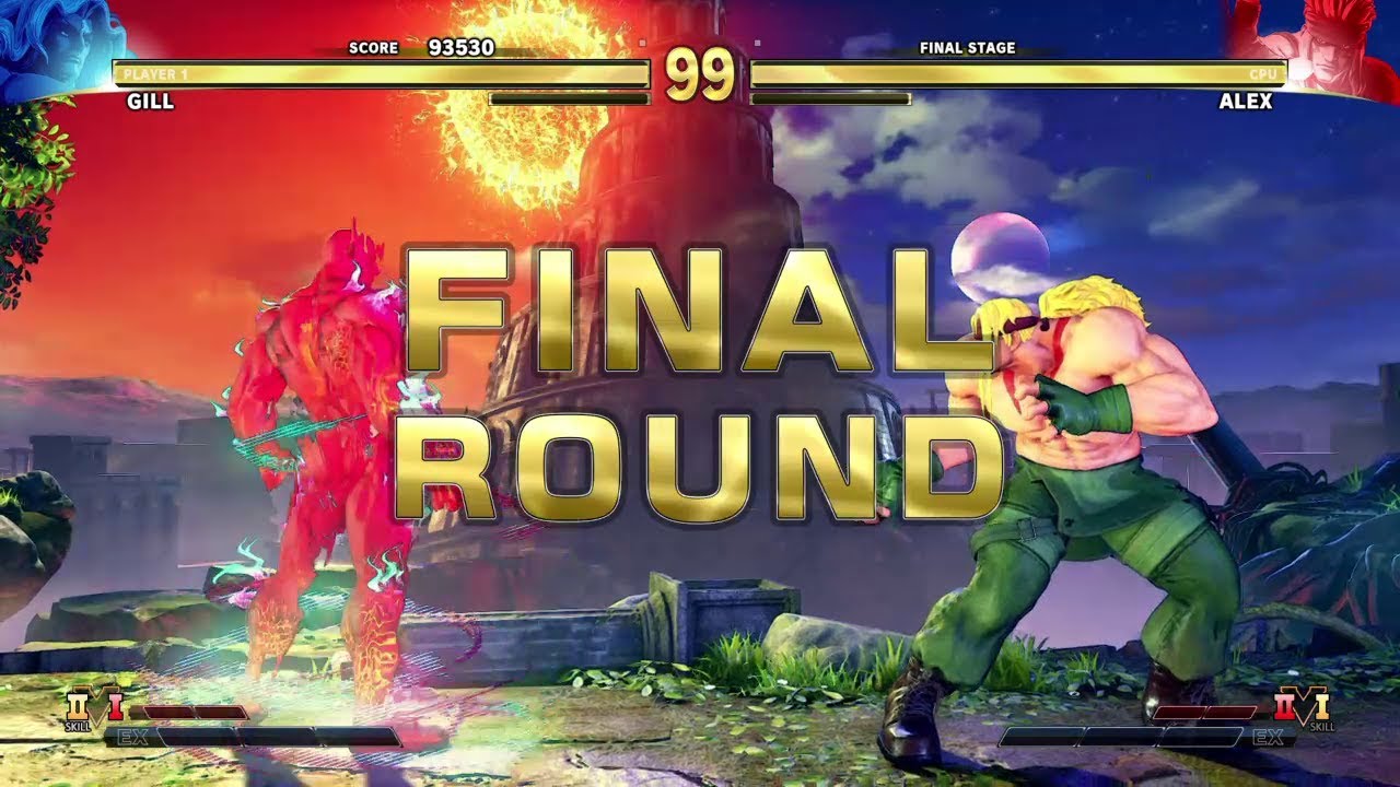 STREET FIGHTER V: CHAMPION EDITION - ARCADE MODE WITH GILL [SFIII PATH ...