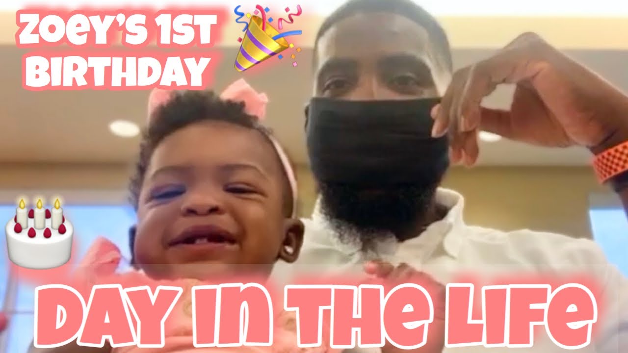 DAY IN THE LIFE VLOG | 12 MONTH CHECK UP & Zoey’s 1st Birthday # ...