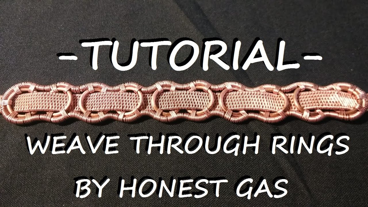 Tutorial- Weaving Through Rings - YouTube