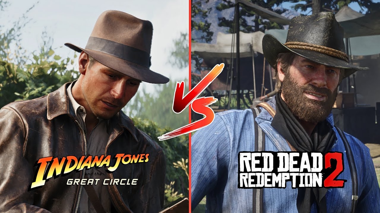 Red Dead Redemption 2 vs Indiana Jones and The Great Circle / Direct ...