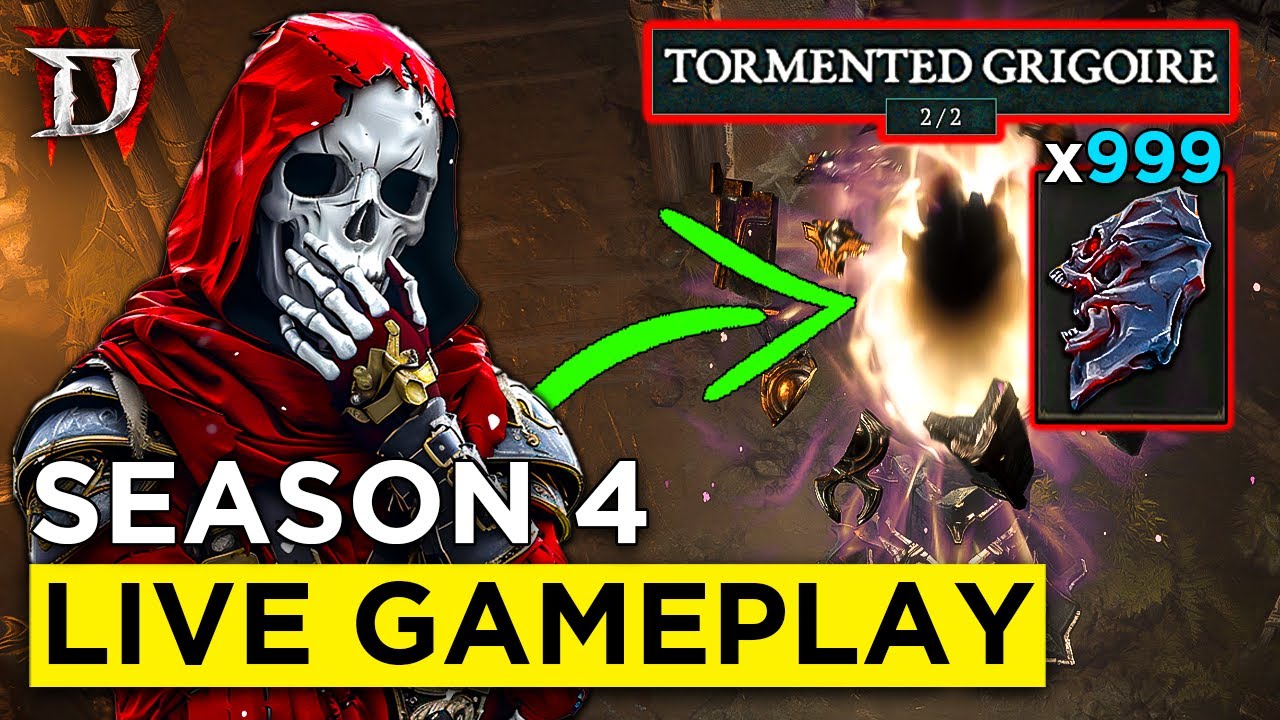 Tormented Bosses & Artificers Pit - Season 4 Live Gameplay with ...