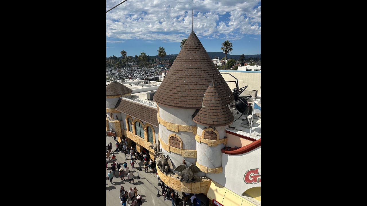 (4K) Haunted Castle Ride - Santa Cruz Beach Boardwalk - 9/10/23 - YouTube