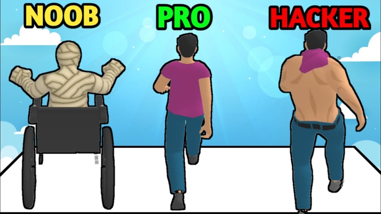 NOOB vs PRO vs HACKER | In Healthy Runner | With Oggy And Jack | Dr ...