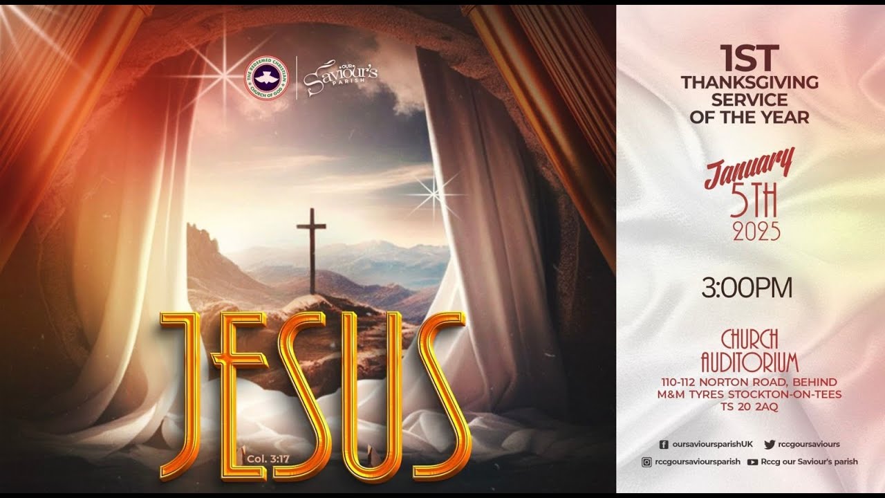 FIRST SUNDAY OF THE YEAR CELEBRATION AND THANKSGIVING II 3PM - YouTube