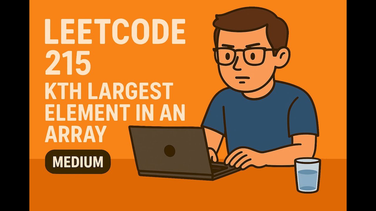 LeetCode 215 | Kth Largest Element in an Array [medium] - YouTube