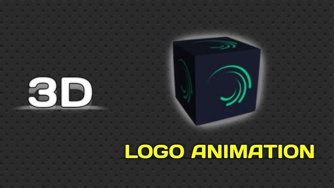 3d logo animation | alight motion | easy tutorial | #3dediting ...