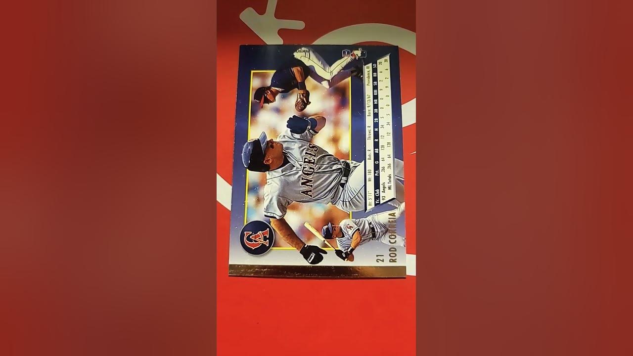 Rod Correla RC 21 1994 #MLB 145 - YouTube
