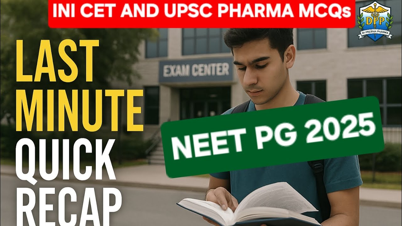 🧠 NEET PG 2025 Last Minute MCQ Recap | PDF ATTACHED - YouTube